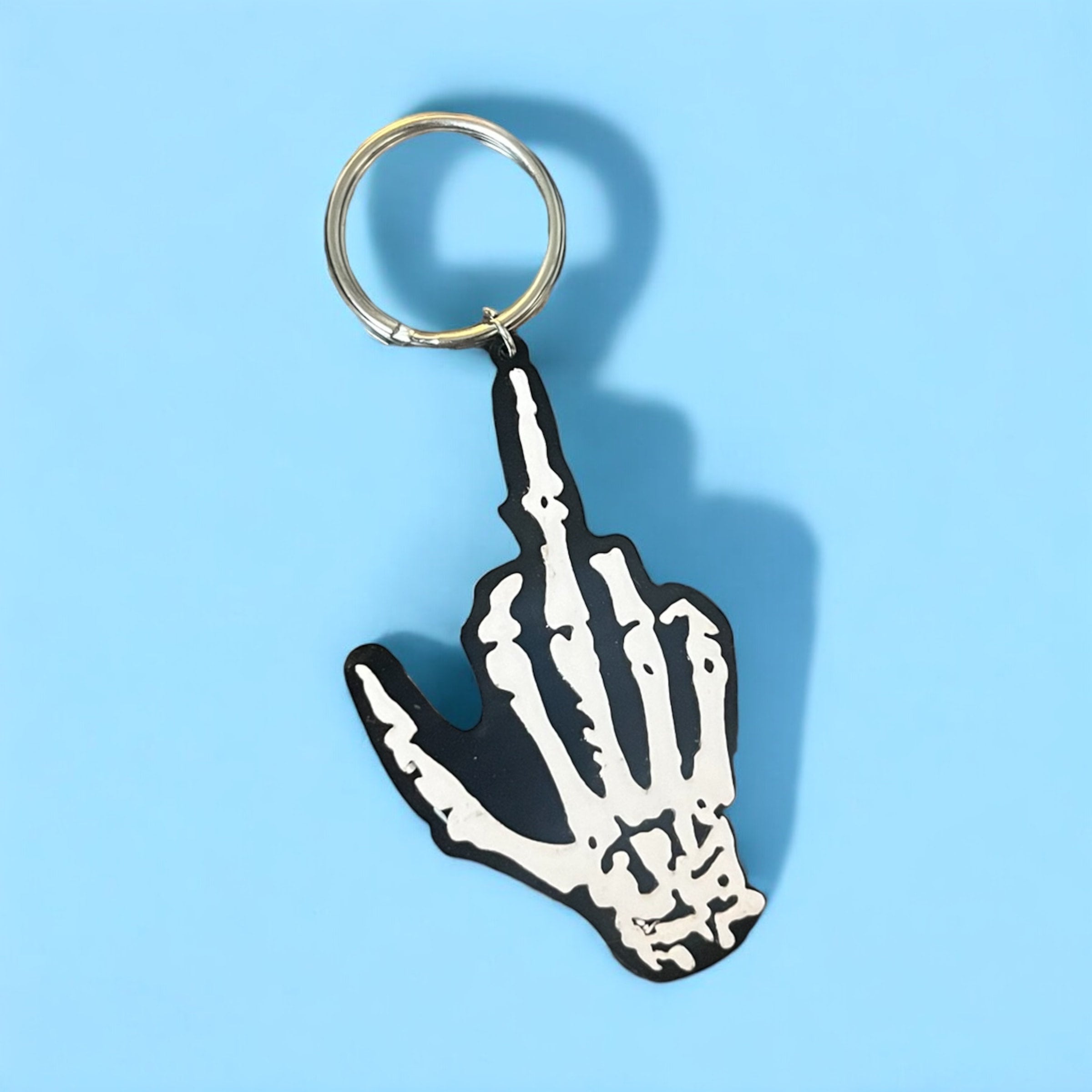 Bold Statement: Middle Finger Keychain | Wicked Wonders Shop
