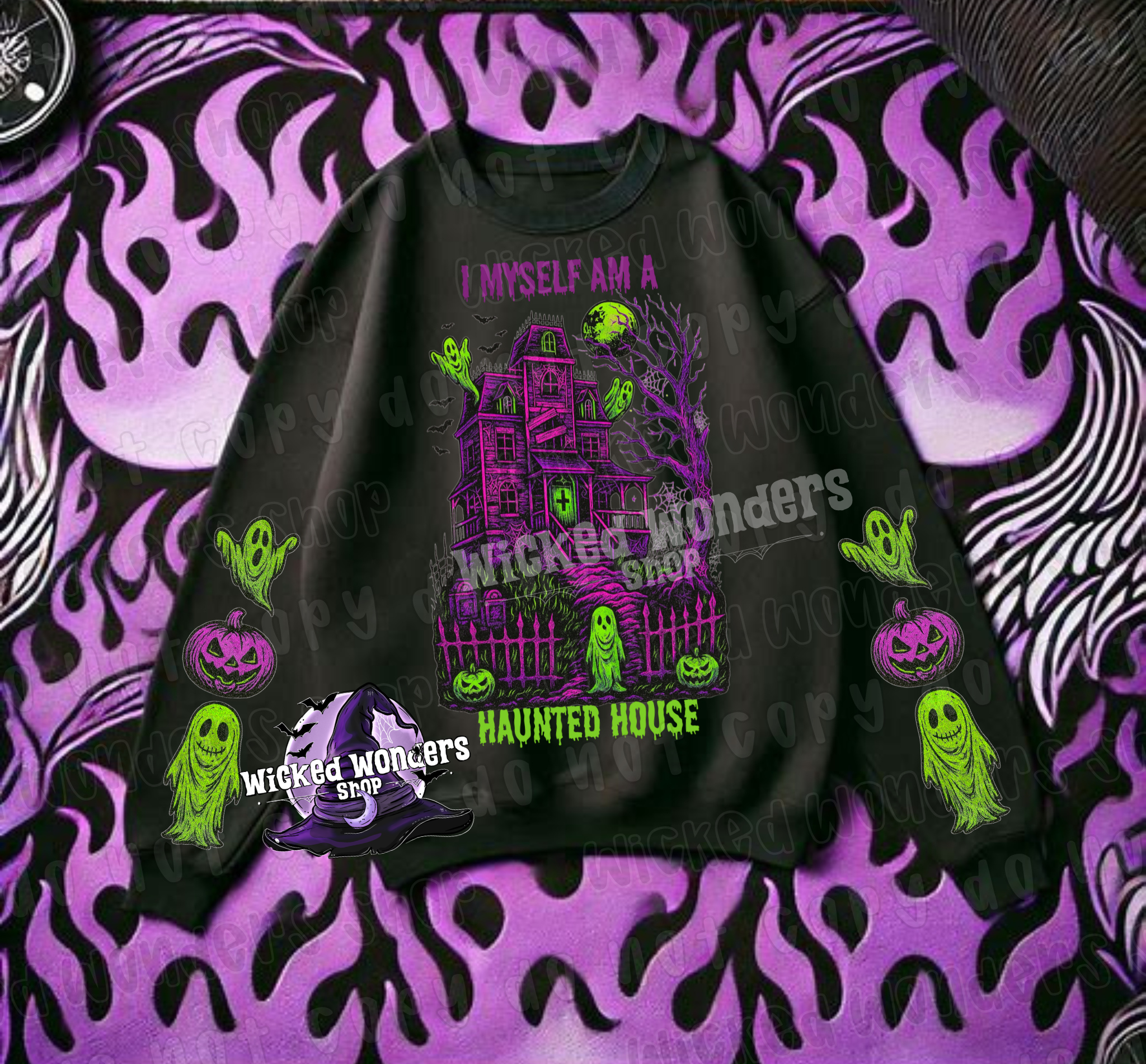 I Myself Am a Haunted House Crew | Wicked Wonders Shop