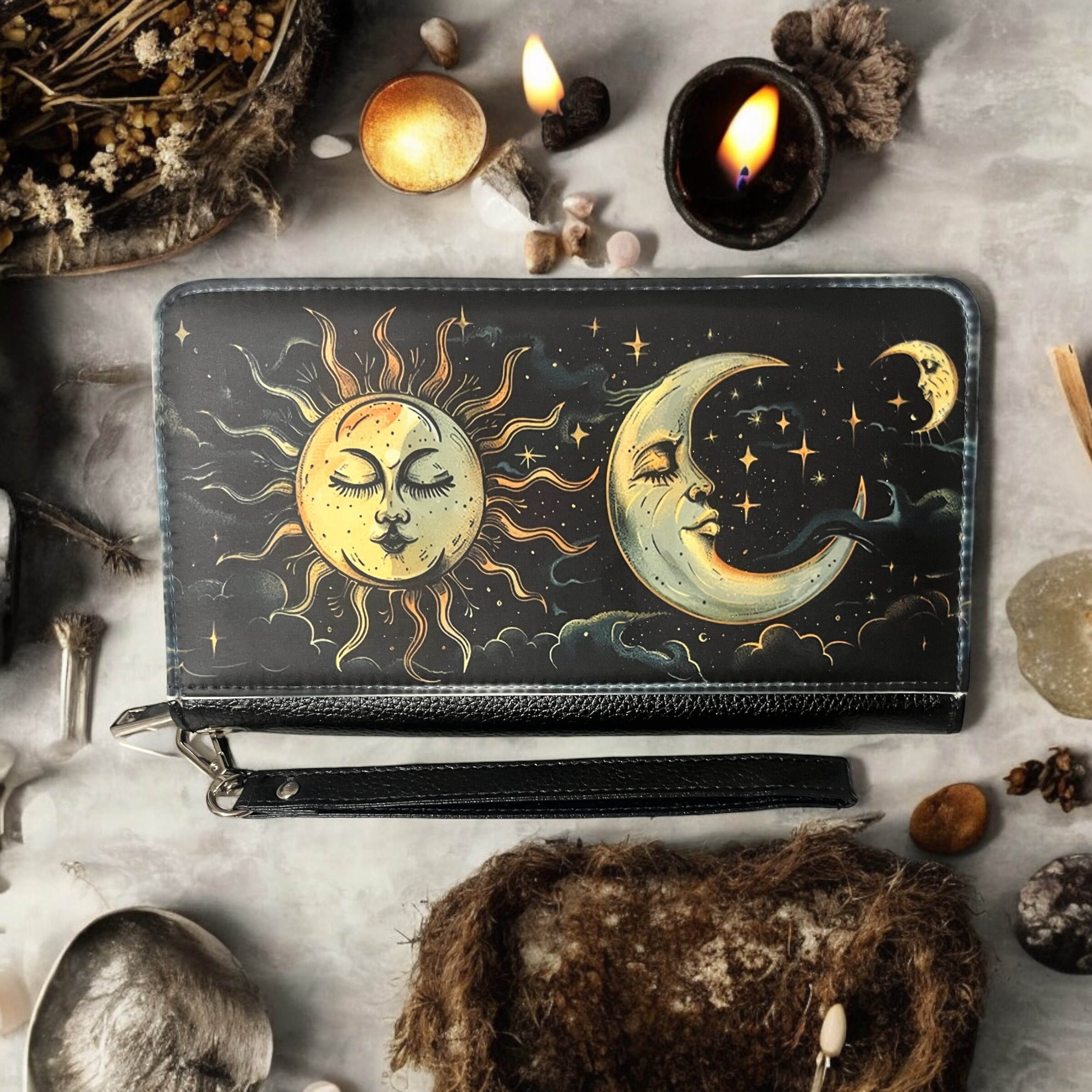 Sun and Moon Wallet | Wicked Wonders Shop